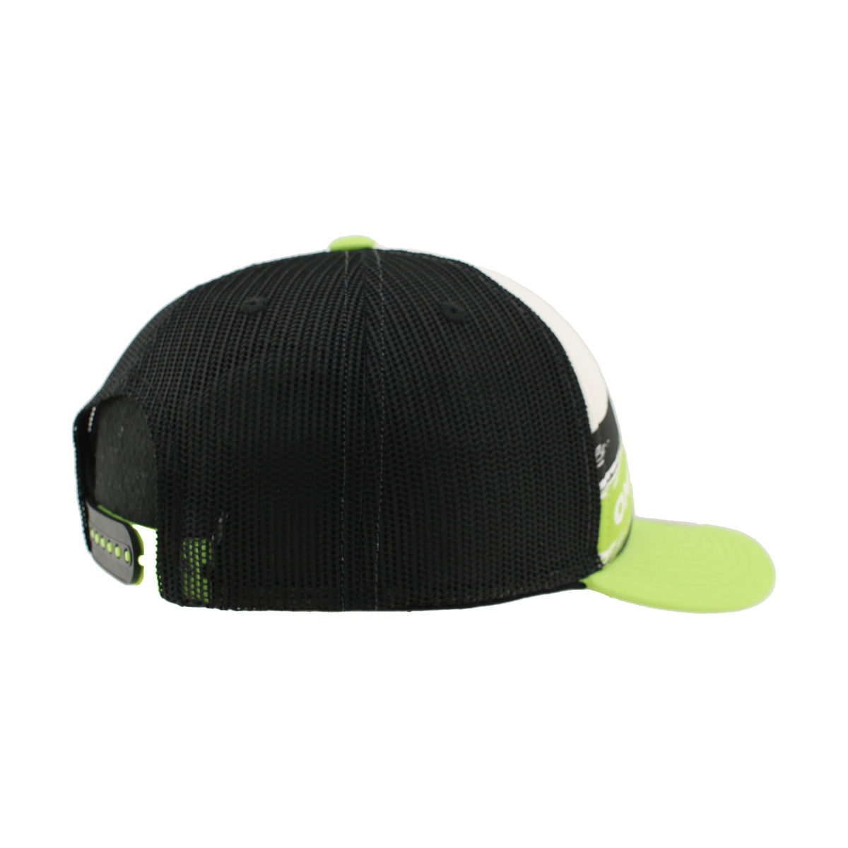 Zephyr Youth White/Black/Green Clout Plebe Cap – Union Omaha
