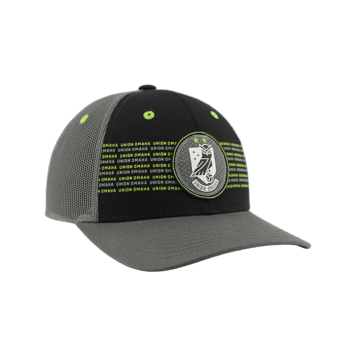 Zephyr Black/Gray Big Rig Cloak Cap – Union Omaha